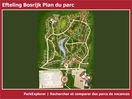 Le plan du Efteling Bosrijk | ParkExplorer