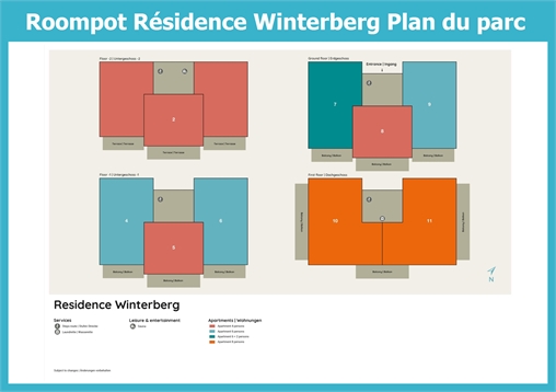 // Le plan de Résidence Winterberg | ParkExplorer