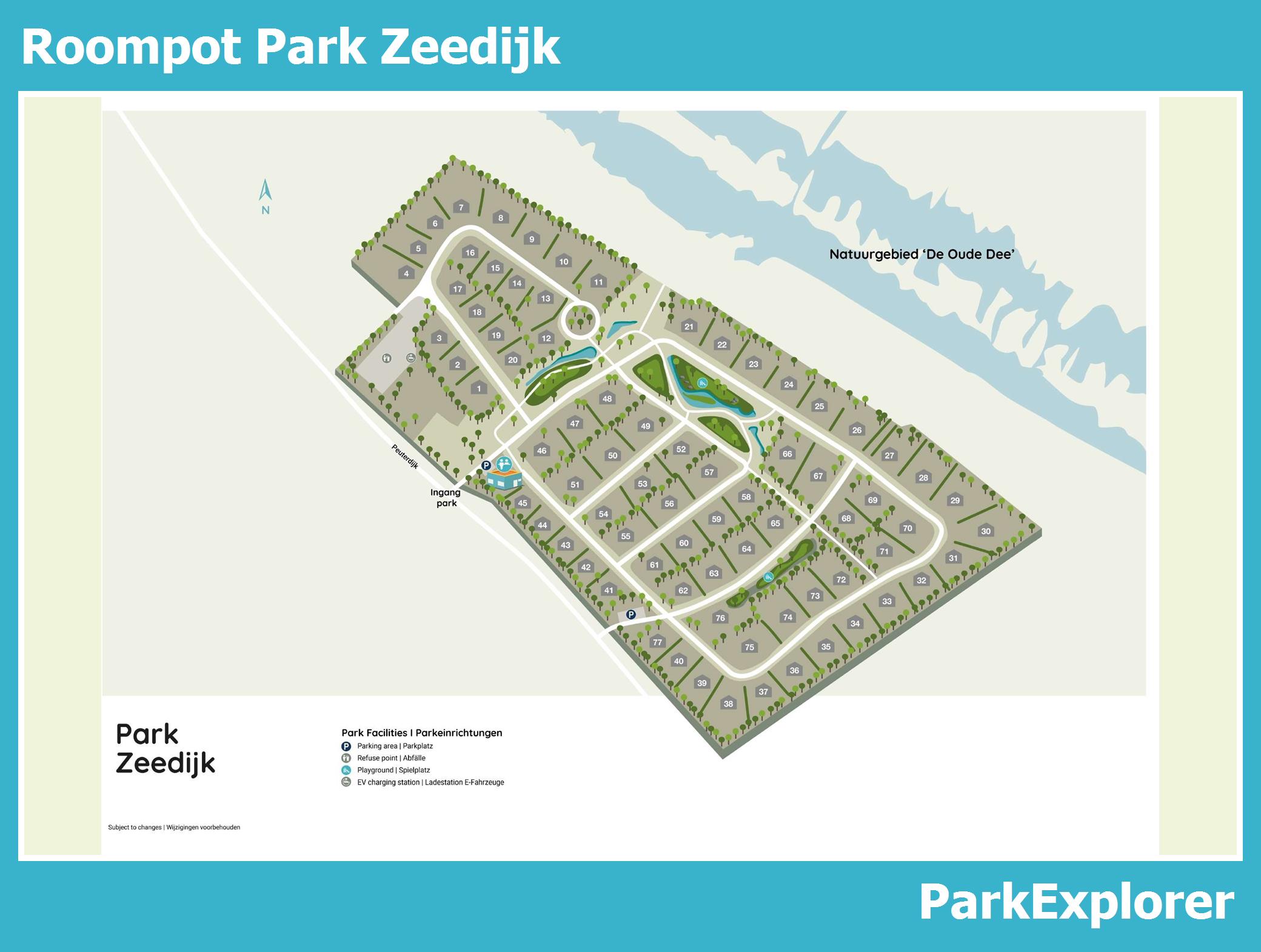 // Le plan de Park Zeedijk | ParkExplorer